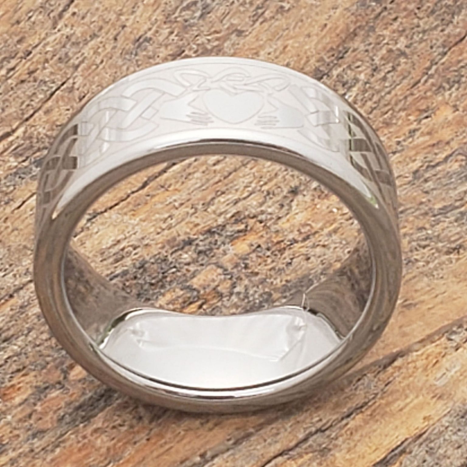 Flat Claddagh Rings - Appealing | Engaging - Forever Metals