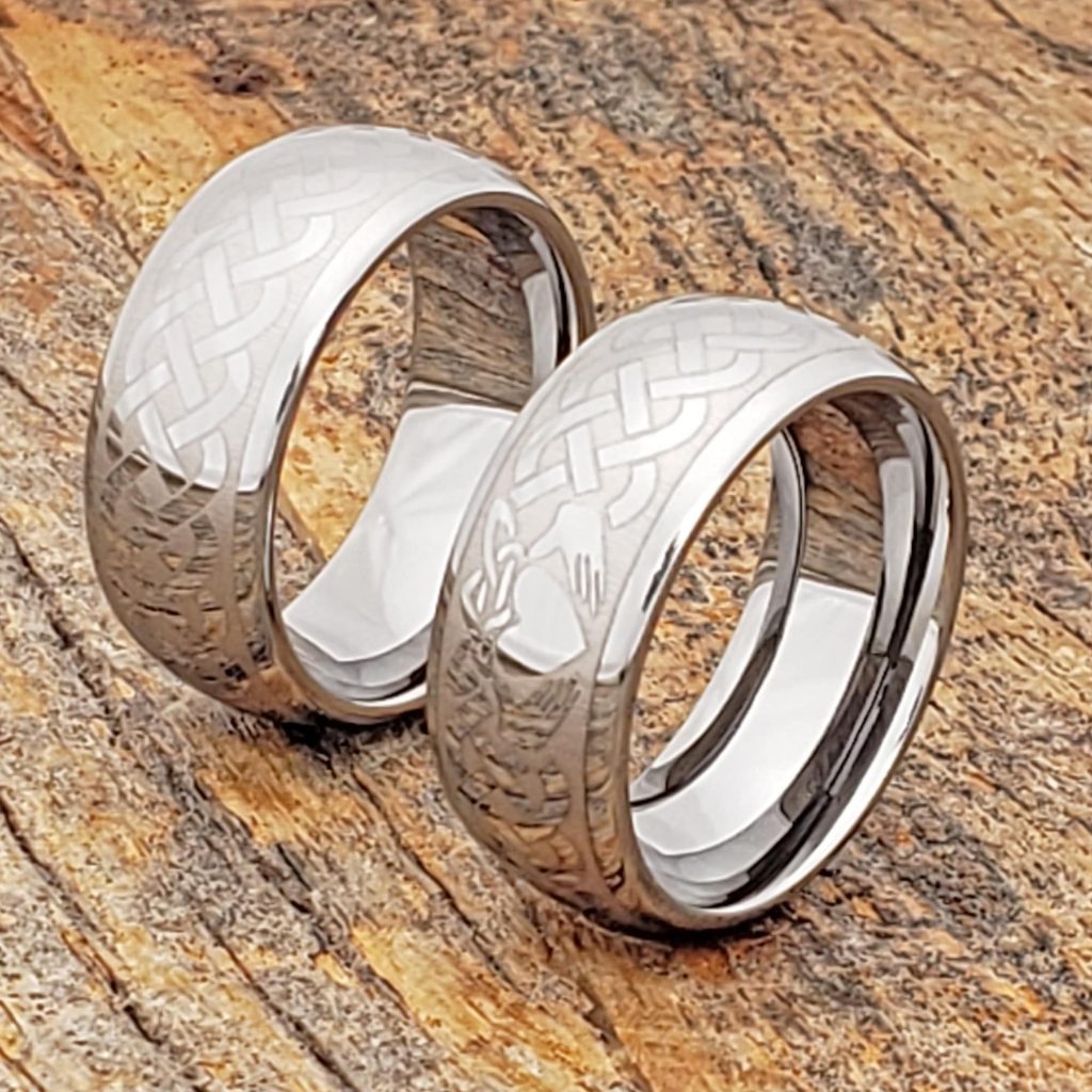 Clatter Irish Claddagh Rings - Celtic Design - Forever Metals