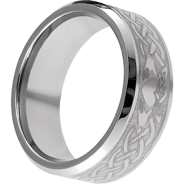 Clatter Irish Claddagh Rings - Beveled - Forever Metals