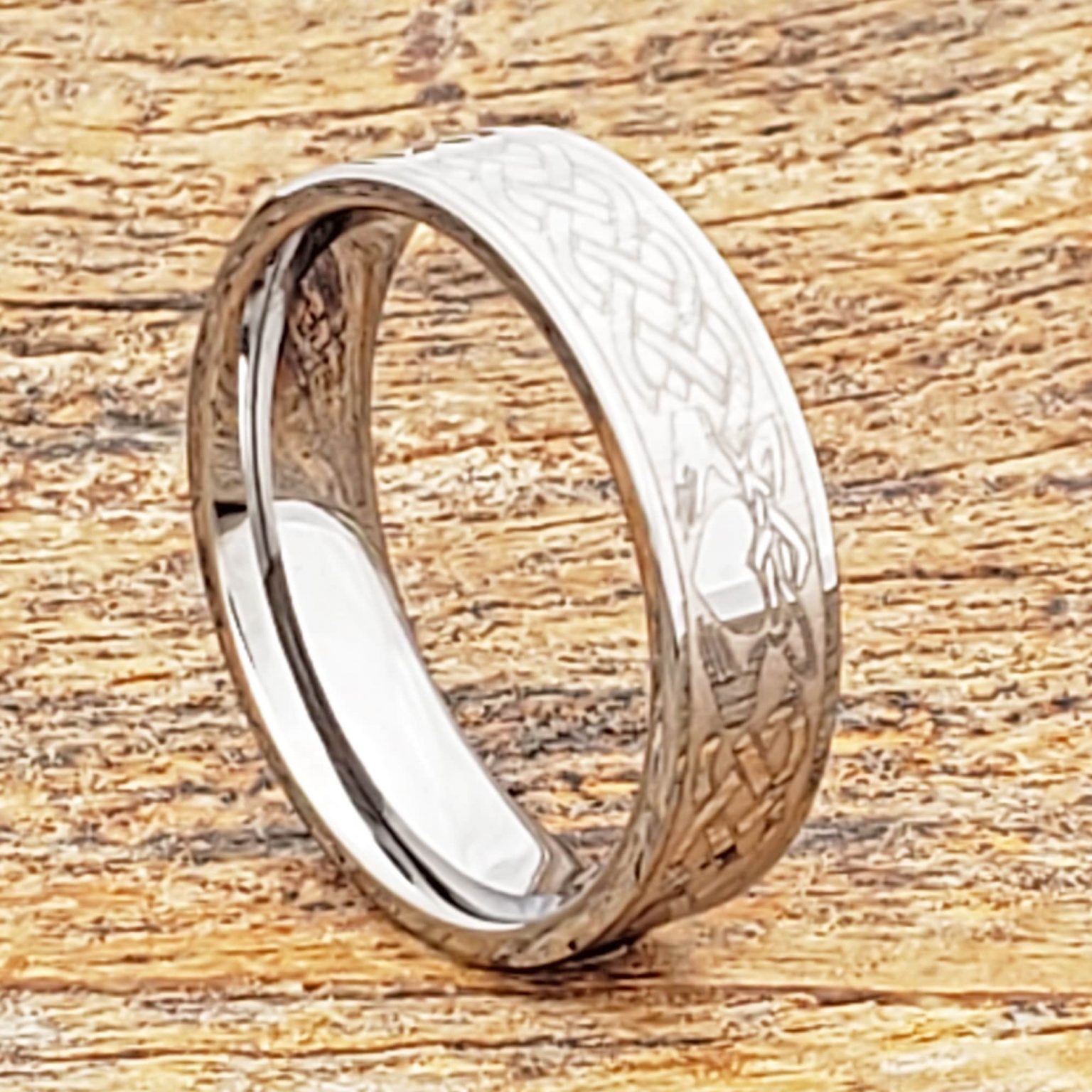 Clatter Irish Claddagh Rings - Flat | Superb - Forever Metals