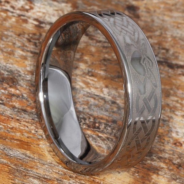 Clatter Irish Flat Claddagh Rings - Forever Metals