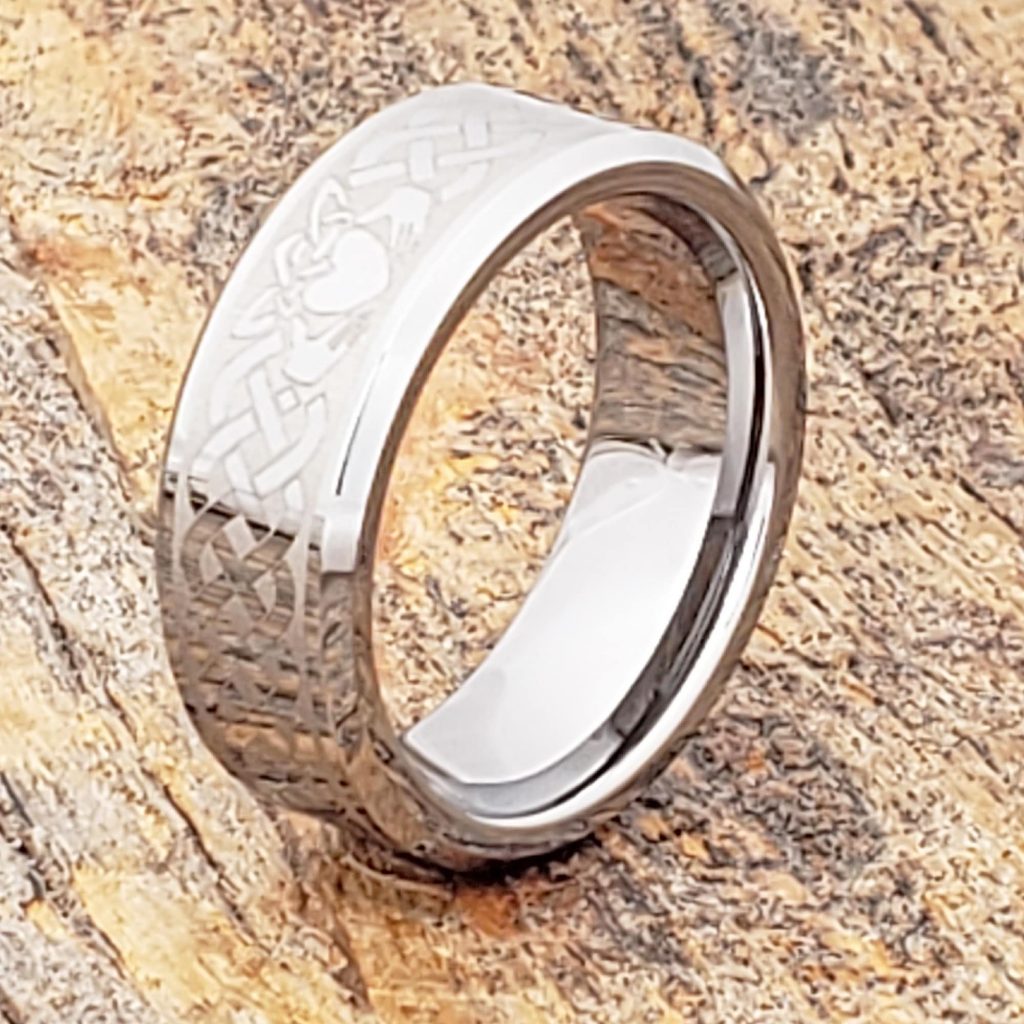 Clatter Irish Claddagh Rings - Beveled Style - Forever Metals