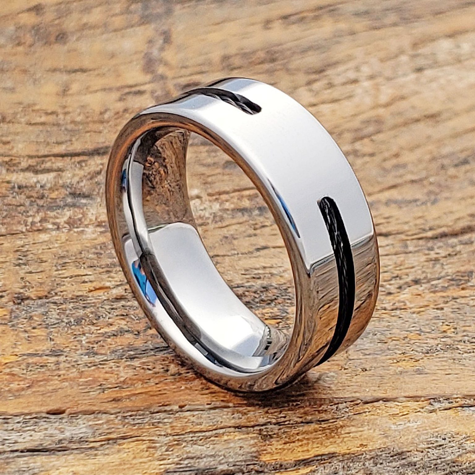 Inlay Rings that can be tailored to your inlay preference - Forever Metals