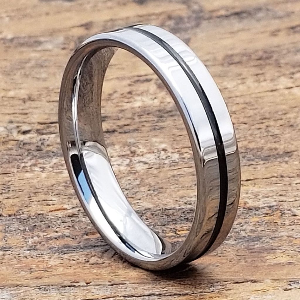 Inlay Rings that can be tailored to your inlay preference - Forever Metals
