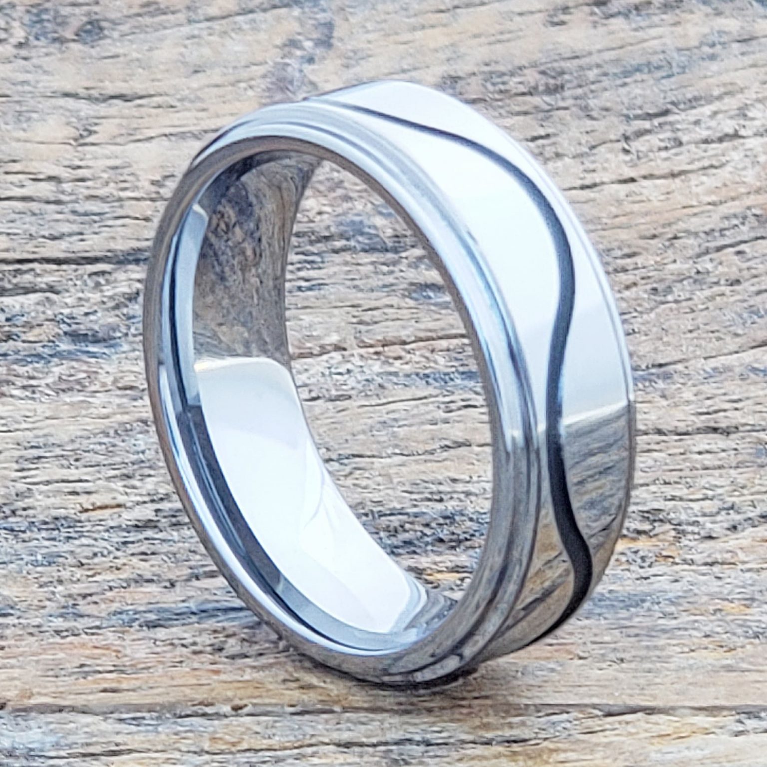 Inlay Rings that can be tailored to your inlay preference - Forever Metals