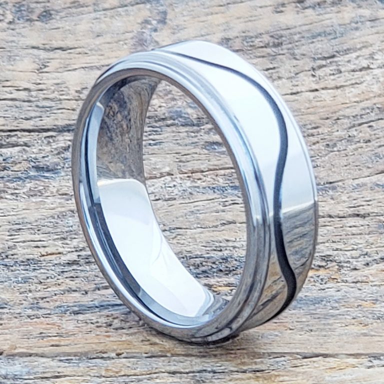 Inlay Rings that can be tailored to your inlay preference - Forever Metals