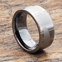 Trojan Gunmetal Black Ice Unique Rings - Forever Metals