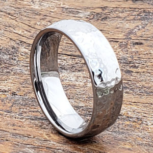 Hammered Rings - Striking | Ultra Polished - Forever Metals