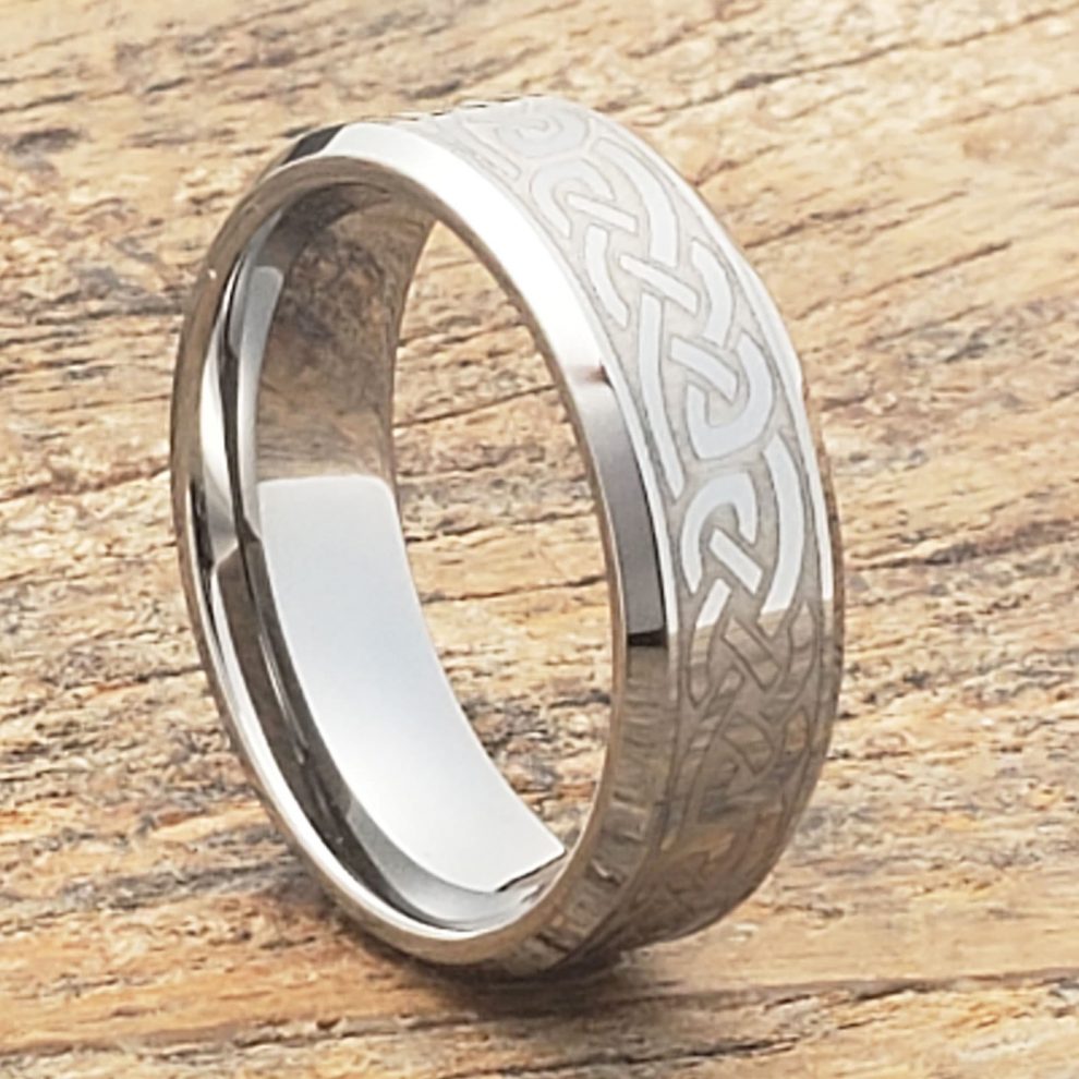 Medieval Irish Carbide Beveled Celtic Rings - Forever Metals