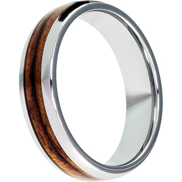 Neptune Men's Redwood Wooden Rings - Forever Metals