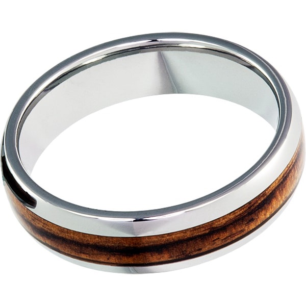 Neptune Men's Redwood Wooden Rings - Forever Metals