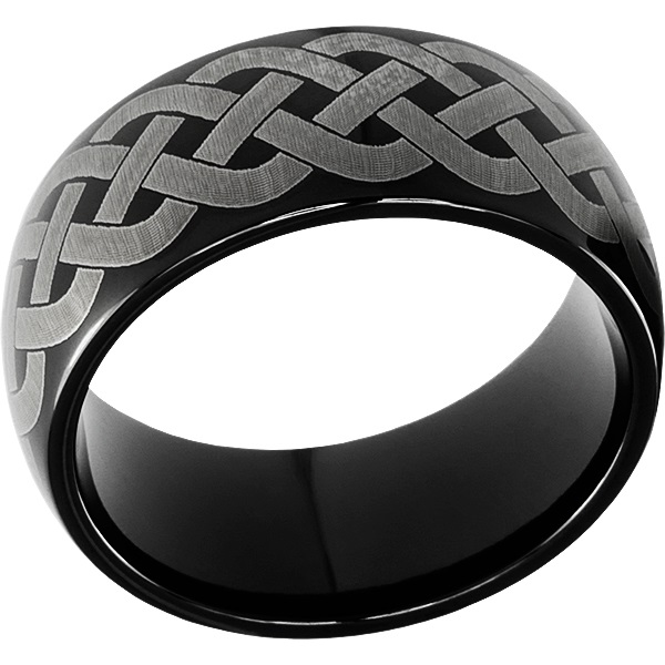 Octavian Unique Black Rope Celtic Rings - Forever Metals