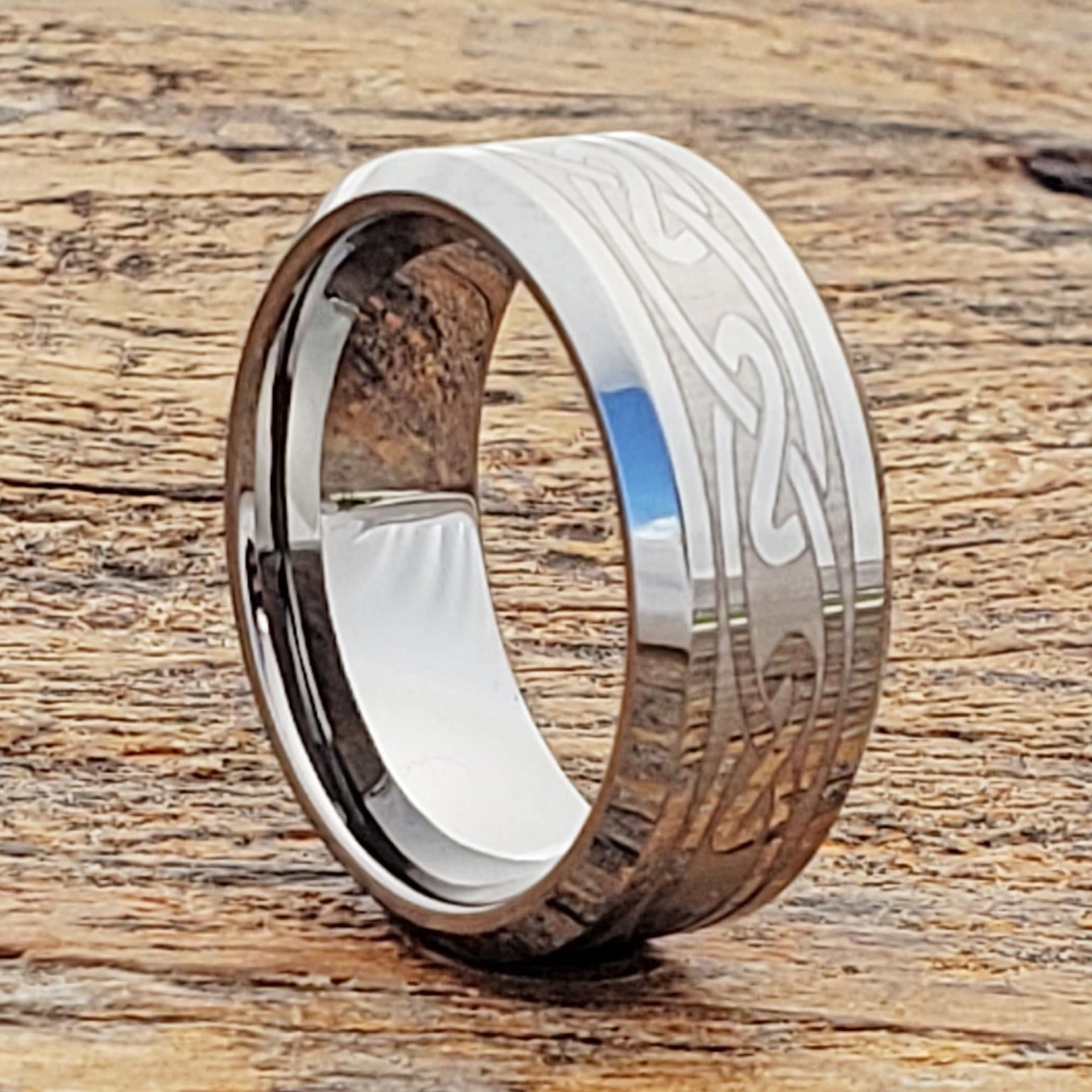 Oracle Eternity Irish Beveled Celtic Rings - Forever Metals