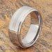 Sophisticate Carved Step Edges Inlay Rings - Forever Metals