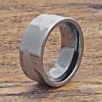 Trojan Gunmetal Black Ice Unique Rings - Forever Metals