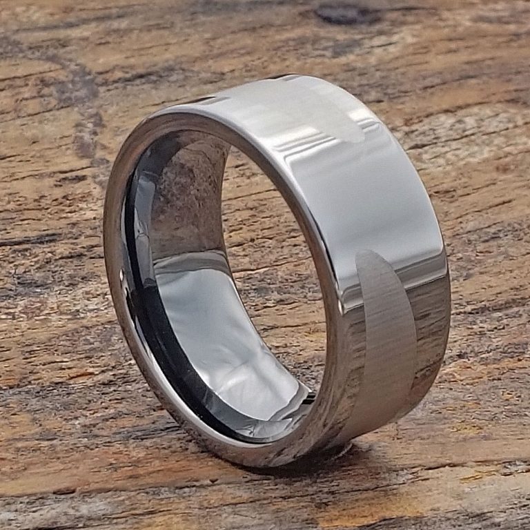Trojan Gunmetal Black Ice Unique Rings - Forever Metals