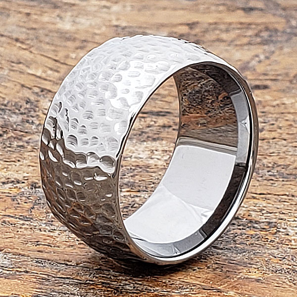 Hammered Statement Rings - Masculine | Rugged - Forever Metals