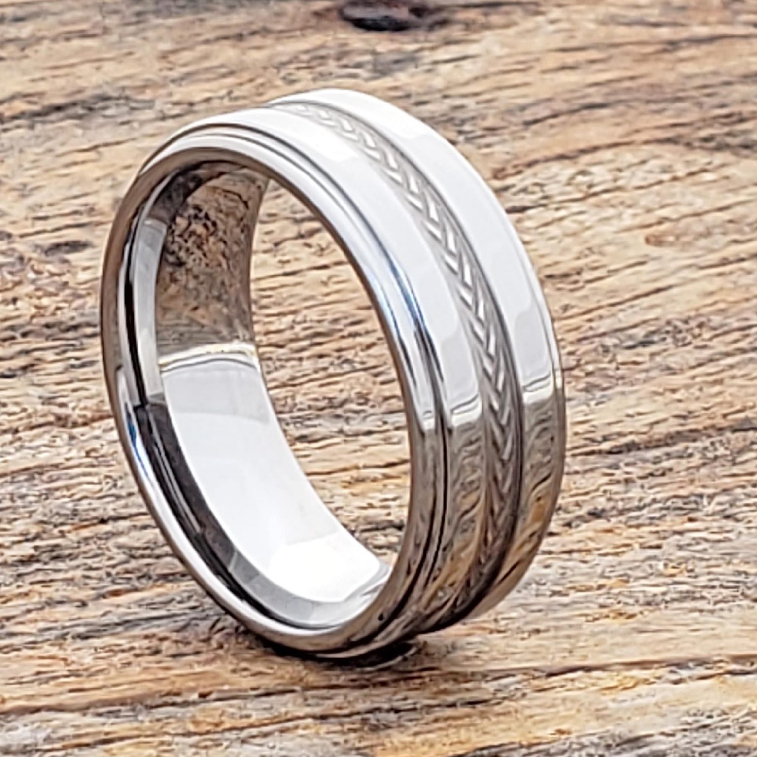 Buy Carved Rings for your Wedding or for everyday wear. - Forever Metals