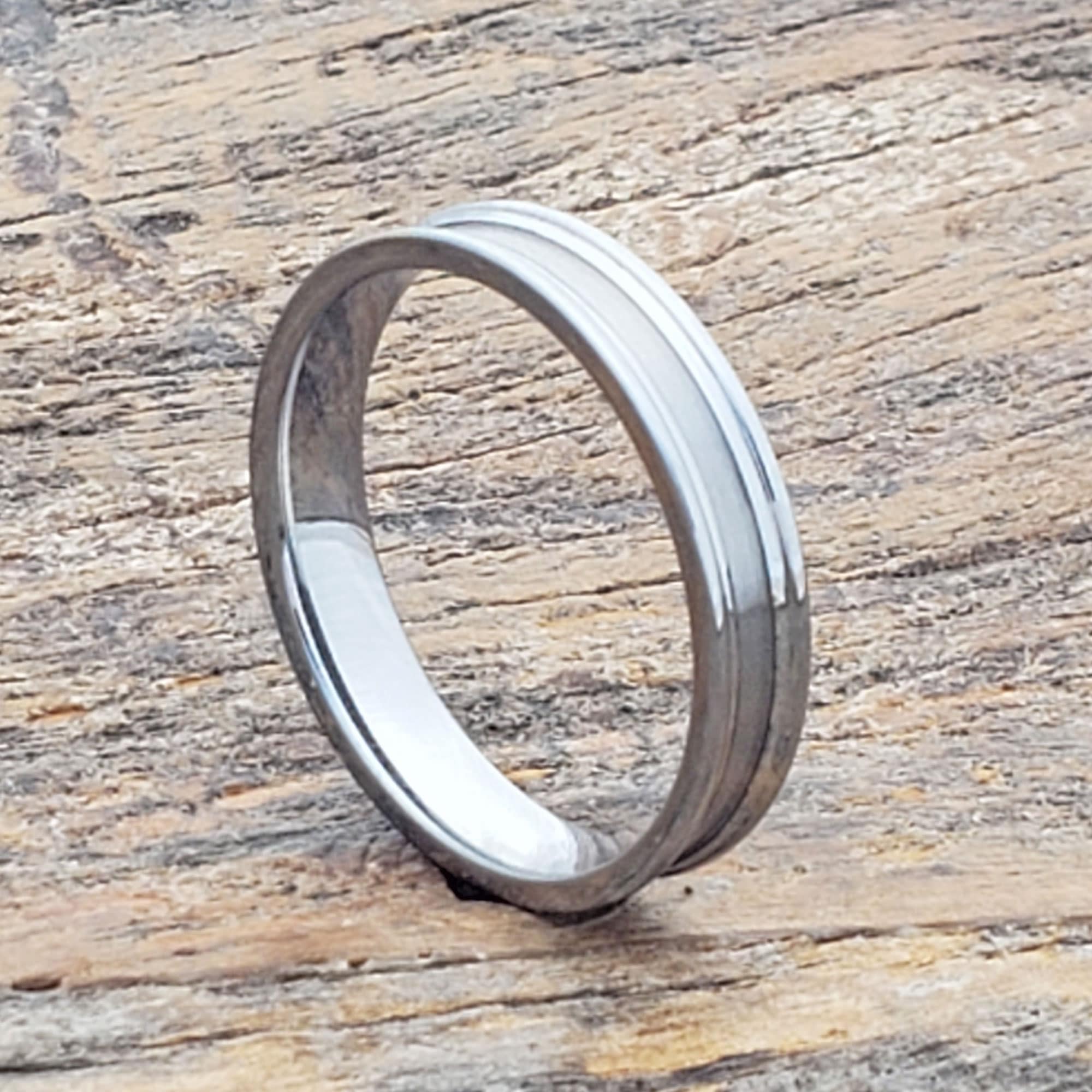 Ceres Brushed Womens Tungsten Rings - Forever Metals