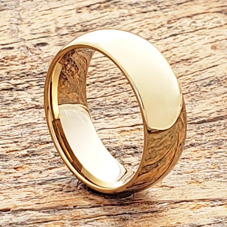 Buy Men’s Gold Tungsten Rings | Gold Bands - Forever Metals