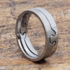 Interlocking Brushed Puzzle Rings - Forever Metals