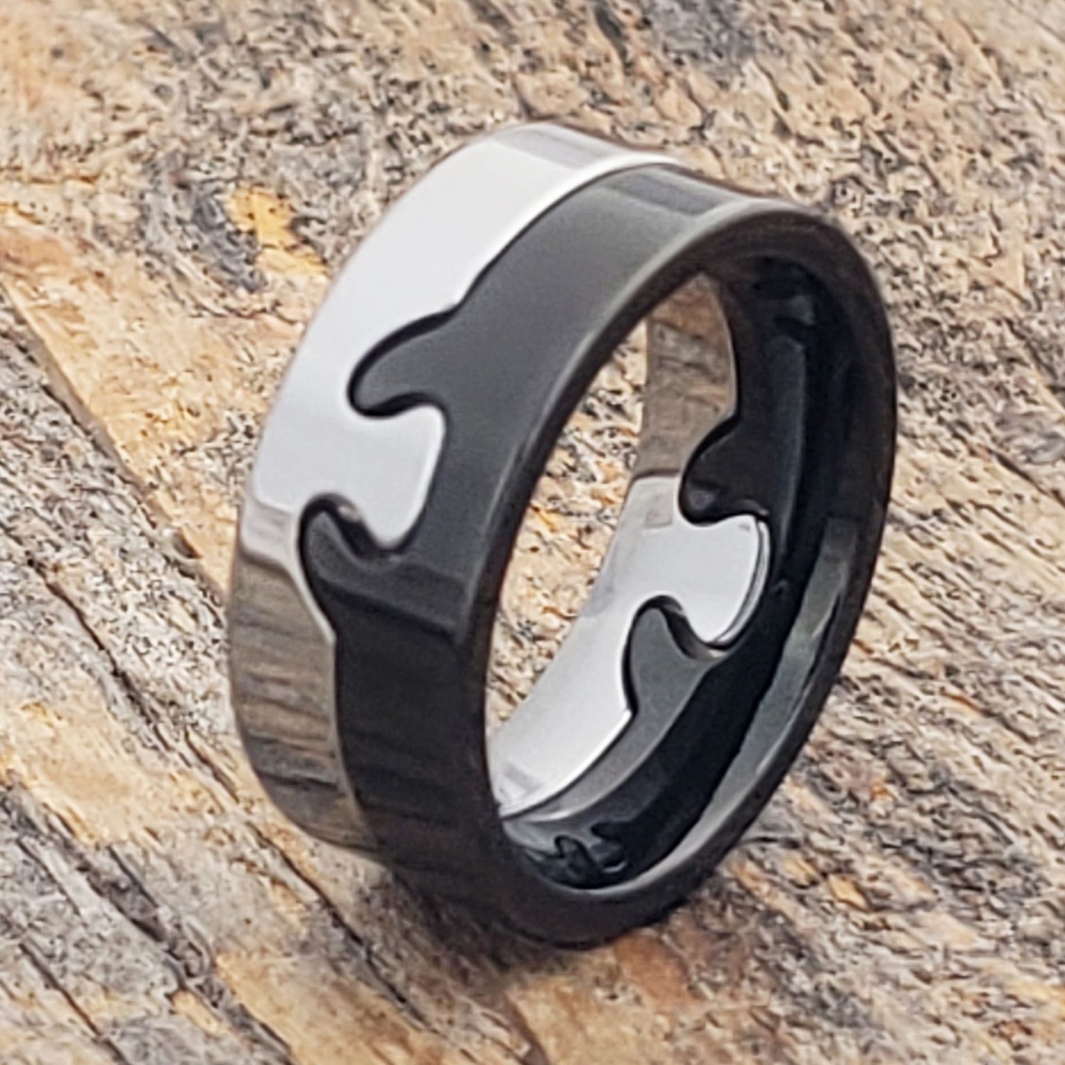 Interlocking Puzzle Rings - Forever Metals
