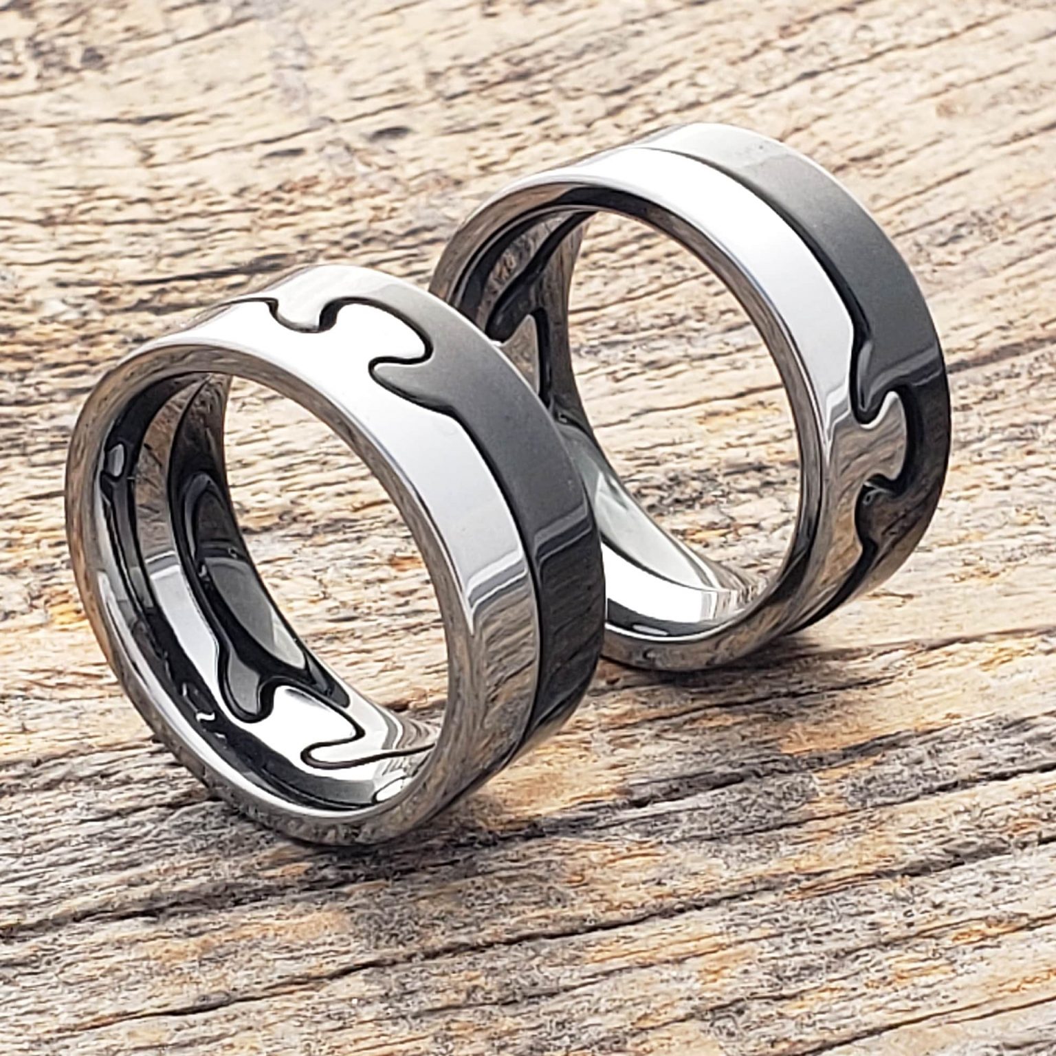 Interlocking Puzzle Rings - Forever Metals