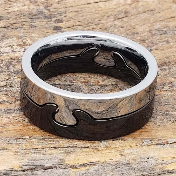 Interlocking Puzzle Rings - Forever Metals