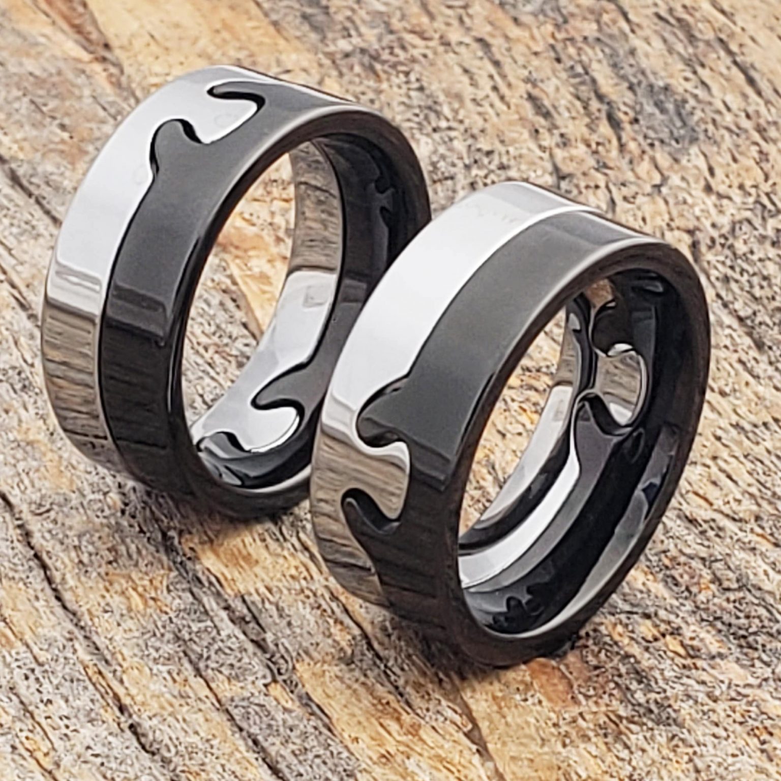 Interlocking Puzzle Rings - Forever Metals