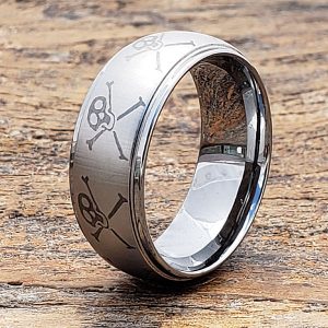 Jolly Roger Skull Rings - Forever Metals