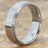 Obsession Step Down Edges Tungsten Wedding Bands - Forever Metals