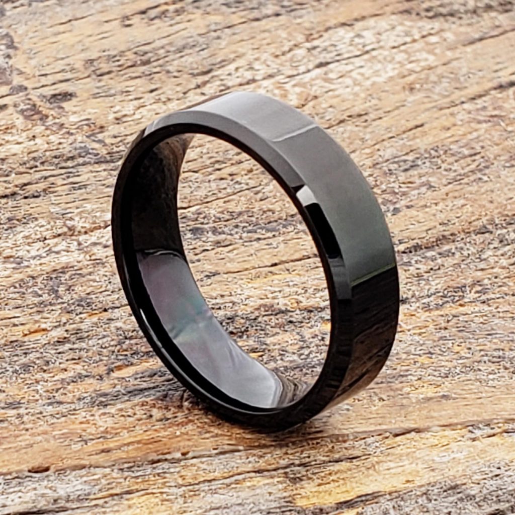 Orion Black Tungsten Rings - Anniversary | Womens - Forever Metals