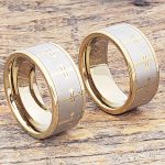 Trinity Gold Flat Cross Rings - Magnificent | Divine - Forever Metals